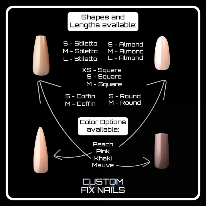 Trending |Custom Press-On Nails| – Custom Fix Nails