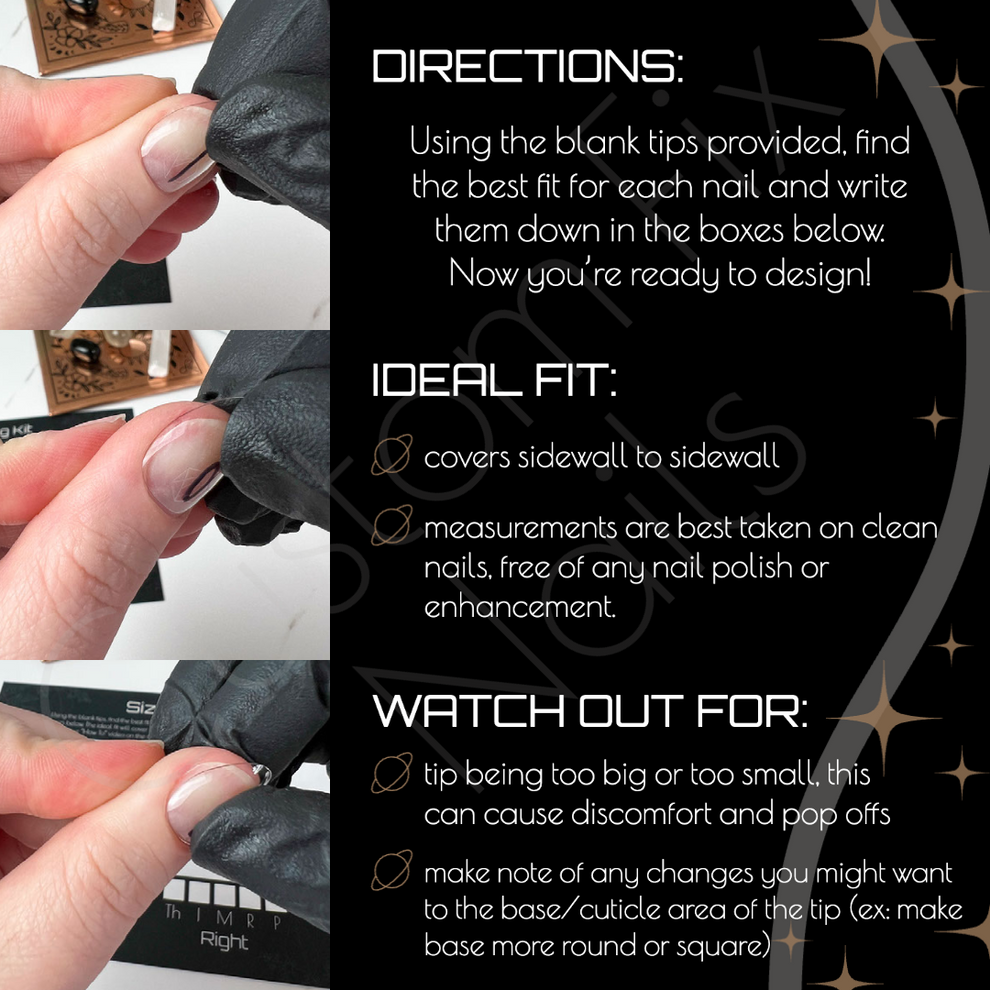 Sizing Kit |Custom Press-On Nails| – Custom Fix Nails